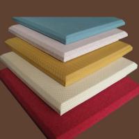 China Fireproof Acoustic Fabric Wall Panels 600x600mm & 1200x600mm with B1 Fire Rating and 0.8-1.1 Sound Absorption for sale