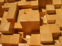 China 3D Solid Wood Acoustic Diffuser Panel 600×600mm 100mm Thick for Professional Sound Control for sale