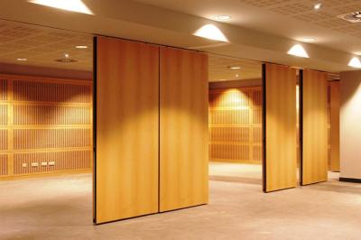 China Hanging Floor to Ceiling Wooden Acoustic Room Dividers 1220mm Width 85mm Thickness for sale