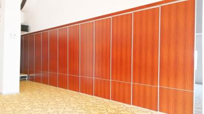 China Movable Office Partition Wall System 65-100mm Thickness Top Hung Aluminum Track for sale