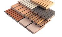 China Environmental Wooden Grooved Acoustic Panel For Cinema Hall / Library for sale