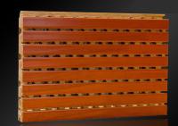 China Fireproof Foam Diffuser Wooden Sound Absorption Wall Panel For Cafeterias Decoration for sale