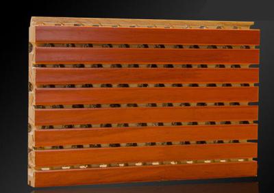 China Fireproof Foam Diffuser Wooden Sound Absorption Wall Panel For Cafeterias Decoration for sale