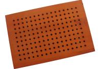 China Decorative Perforated Wood Acoustic Panels 12mm Sound Absorbing Board 600x600mm for sale