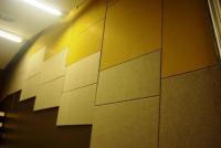 China Studio Room Polyester Acoustic Panels / Sound Absorption Fabric Board for sale