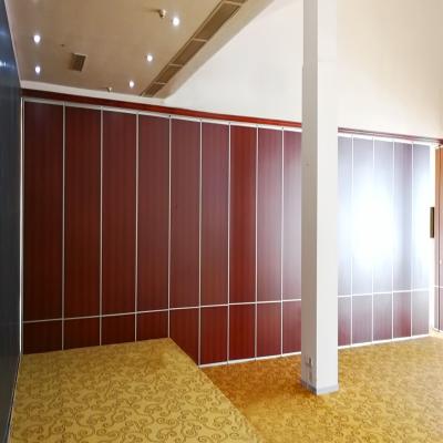 China 100mm Top Hung Aluminum Track Folding Partition Walls Glass Movable Wall 15m Height 750kg Capacity for sale
