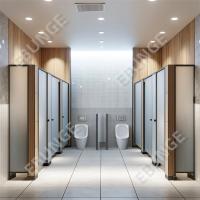 China HPL Scratch Resistant Laminate Bathroom Partition - 1950mm Height, 12mm/18mm Thickness with Full Privacy for sale