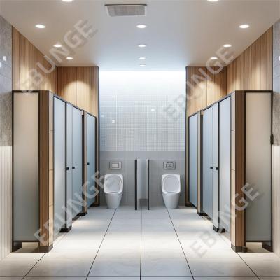 China HPL Scratch Resistant Laminate Bathroom Partition - 1950mm Height, 12mm/18mm Thickness with Full Privacy for sale