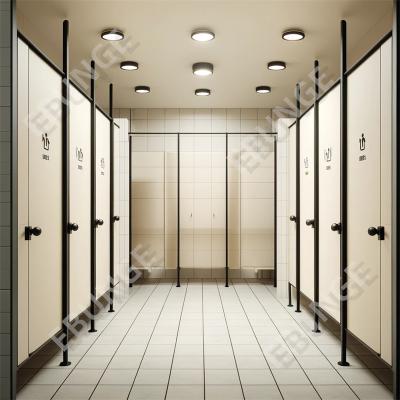 China Ebunge HPL Toilet Partition Wall - Fireproof & Water Resistant Commercial Restroom Dividers, Custom Sizes $45-75/m² for sale
