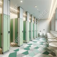 China Fireproof HPL Toilet Partition Wall - 1/2 Inch to 18mm Thickness Options with 304 Stainless Steel Hardware for sale