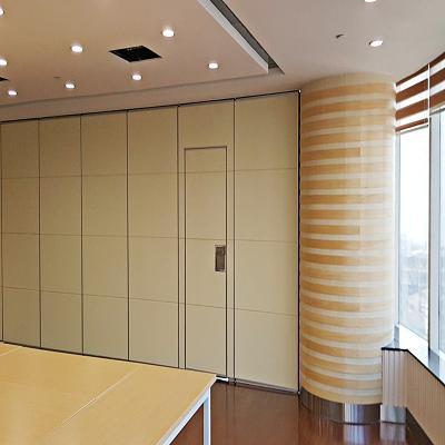 China Folding Room Divider Interior Office Partition Wall 65mm 100mm Aluminium Track for sale