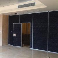 China Commercial Operable Sound Proofing Wooden Partition Wall 38dB Rw Aluminum Frame for sale