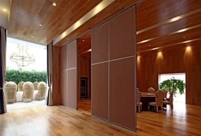 China Aluminum Sound Proofing Folding Movable Partition Walls 85mm Thick 6000mm Height for Banquet Hall for sale
