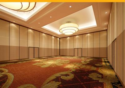 China Foldable Door Fireproof Sliding Folding Partition Walls For Conference / Soundproof Partition Wall for sale