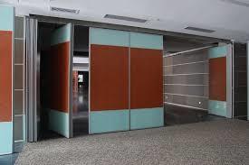 China Leather Folding Acoustic Room Divider / Movable Partition Wall for sale