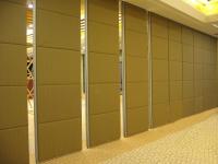 China Melamine Board Sliding Movable Sound Insulation Partition Walls 65mm with Pass Doors for sale