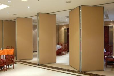 China Decorative Wood Acoustic Room Divider Movable Partition Wall 65mm 85mm 100mm for sale