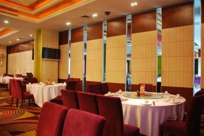 China Hotel Soundproof Partition Walls Commercial Acoustic Fabric Sliding 500kg Capacity for sale
