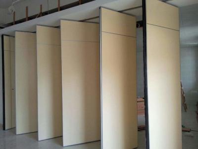China Solid MDF Fabric Foldable Partition Wall 1230mm Panel Width Soundproof Movable for sale