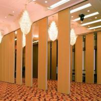 China Melamine Surface Wooden Partition Doors , Moveable Folding Room Dividers for sale