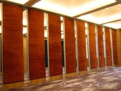 China Gypsum Board Folding Restaurant Movable Partition Walls 500mm Width for sale