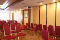 China Hard Cover Leather Surface Operable Partition Walls Aluminium Track Wheel Hanging System 65mm 85mm 100mm for sale