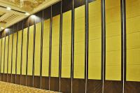 China Acoustic Wooden Sliding Partition Walls 65-120 Type for Function Room Exhibition Hall for sale
