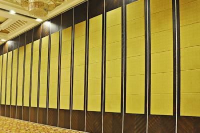 China Acoustic Wooden Sliding Partition Walls 65-120 Type for Function Room Exhibition Hall for sale