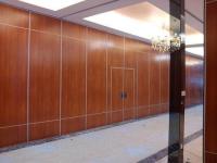 China Office Sound Proof Partition Wall Melamine Surface Sliding Folding Acoustic Room Dividers 65mm 85mm 100mm for sale