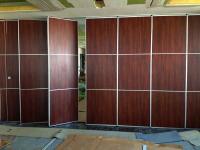 China Acoustic Office Room Divider 65mm Sliding Track Wheel Portable Folding Door for sale