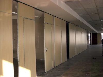 China Sliding Folding Sound Proof Wall Partition 65mm 85mm 100mm Aluminium Trolley Commercial Interior Door for sale