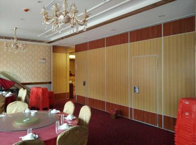 China Interior Decorative Movable Sliding Sound Proof Partition Wall 1230mm Width for sale