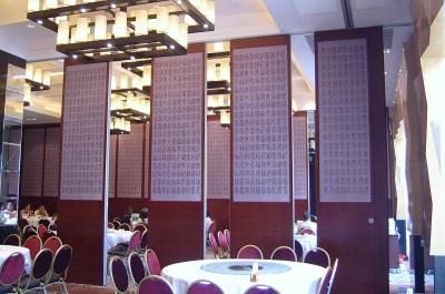 China Operable Folding Soundproof Sliding Partition Wall For Banquet Hall  Multi Color for sale