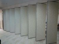 China Hotel Acoustic Movable Walls Sliding Folding Partition 600-1200mm Panel Width for sale