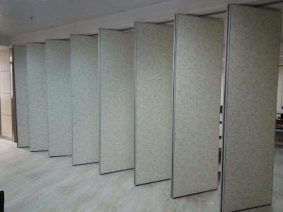 China Hotel Acoustic Movable Walls Sliding Folding Partition 600-1200mm Panel Width for sale