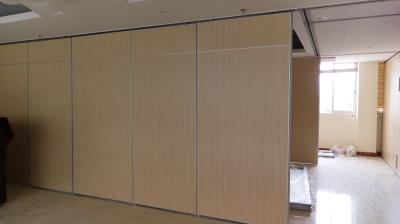 China Commercial Sliding Modular Sound Proof Partition Wall 600-1200mm Panel Width with Top Hanging System for sale