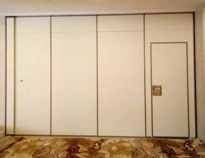 China Acoustic Movable Wall Partitions 65mm 85mm 100mm Wooden Sliding Room Dividers for Hotels for sale