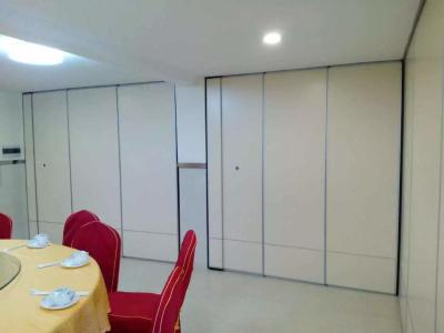 China Sliding Movable Office Acoustic Room Divider 65mm 80mm 100mm Aluminium Track Melamine for sale