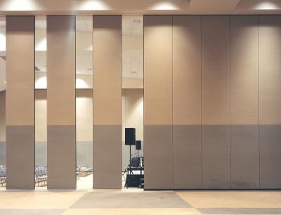 China BUNGE Type 65 Acoustical Folding Room Dividers - 600-1200mm Panel Width, 60+ Minute Fire Rating for sale