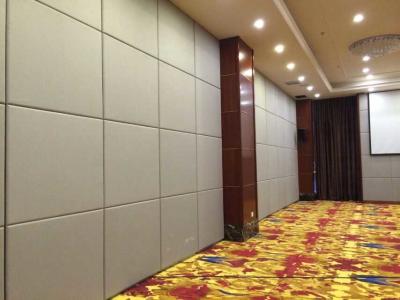 China Commercial Sound Proof Partitions Wall 65mm 85mm 100mm Sliding Folding Acoustic Room Dividers for sale