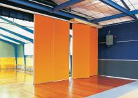 China Malaysia Wooden Movable Sliding Partition Walls 85mm Width for Restaurant Hotel for sale