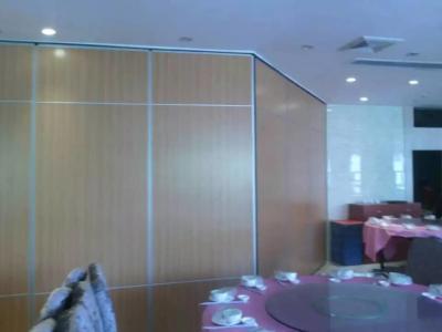 China Melamine Surface Operable Sliding Doors / Folding Room Dividers for Hotel for sale