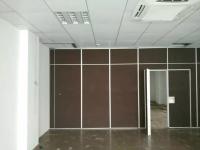 China Sound Proof Office Sliding Acoustic Room Divider Wall 600mm-1200mm Aluminium Frame for sale