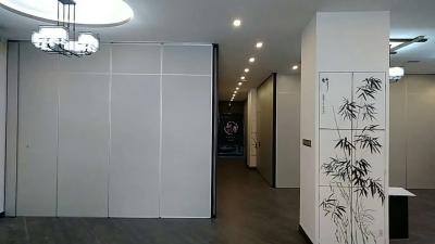 China Folding Acoustic Room Divider Office Sound Proof Partition Wall 100mm Thick 6000mm Max Height for sale