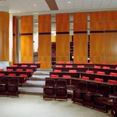 China Soundproof Melamine Movable Partition Wall 53dB Acoustic Room Divider for Conference Halls for sale