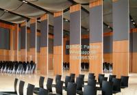 China Movable Wooden Soundproof Folding Room Sliding Partition Walls 600-1200mm for Banquet Hall for sale
