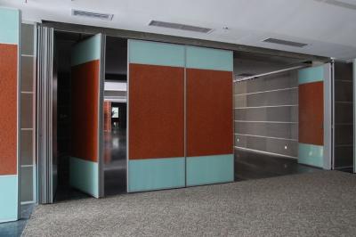 China Modular Rolling Acoustic Room Dividers 65mm 85mm 100mm for Hotel Banquet Hall for sale