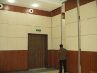 China Folding Movable Sliding Partition Walls 65-100mm Thick Acoustic Room Dividers for Auditorium for sale