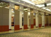 China Multi Color Acoustic Partition Wall 65mm 100mm Aluminium Sliding Track for Conference Hall for sale