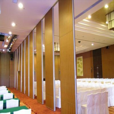 China Hanging Soundproof Rolling Movable Partition Wall 85mm Thick Up to 6000mm High for sale